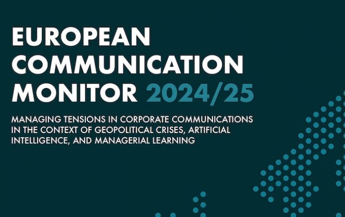 European Communication Monitor Reports annually conducted since 2007